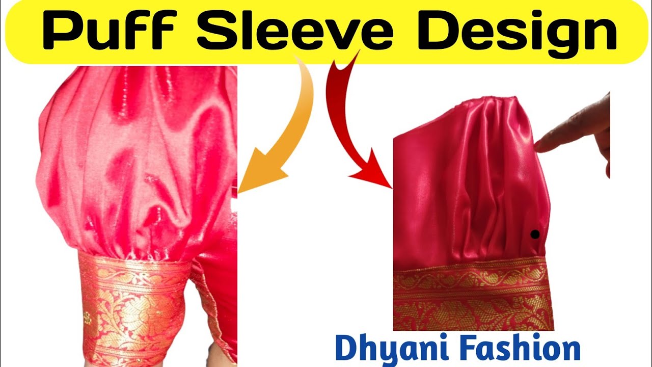 Puff Sleeves Design Cutting and Stitching | Blouse Sleeves design ...