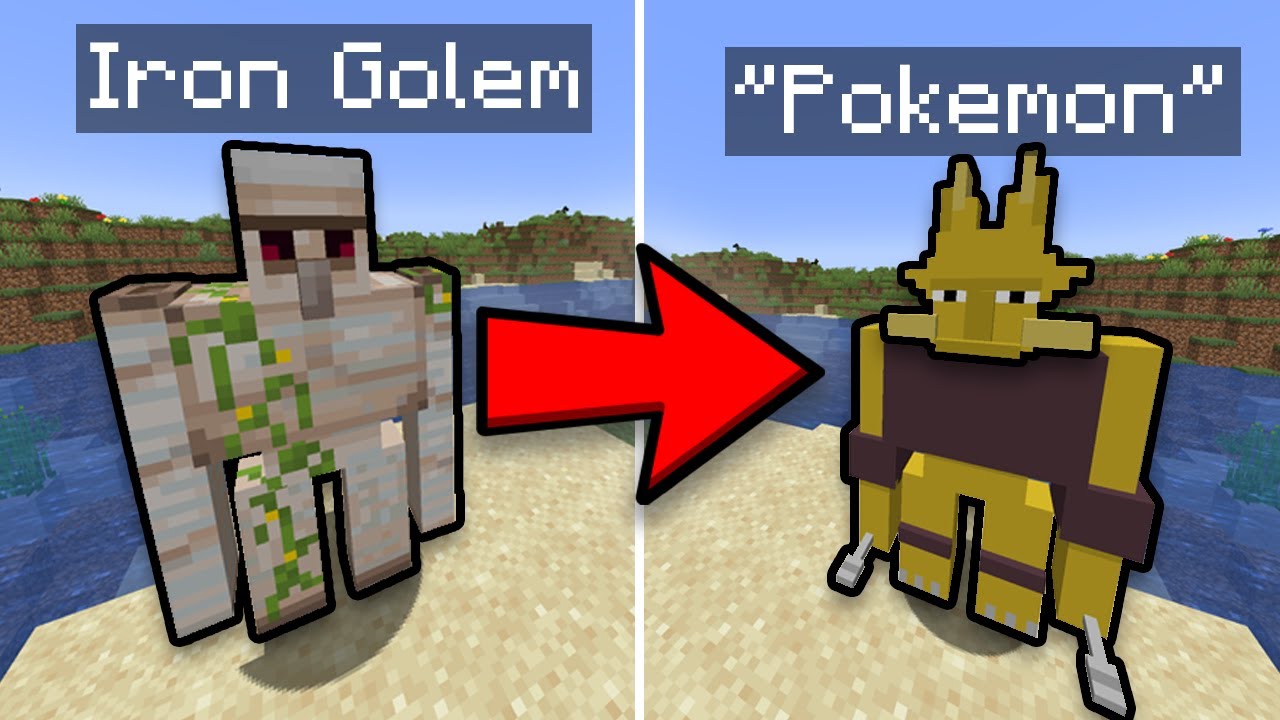 I Turned Minecraft Mobs Into Random Words - YouTube
