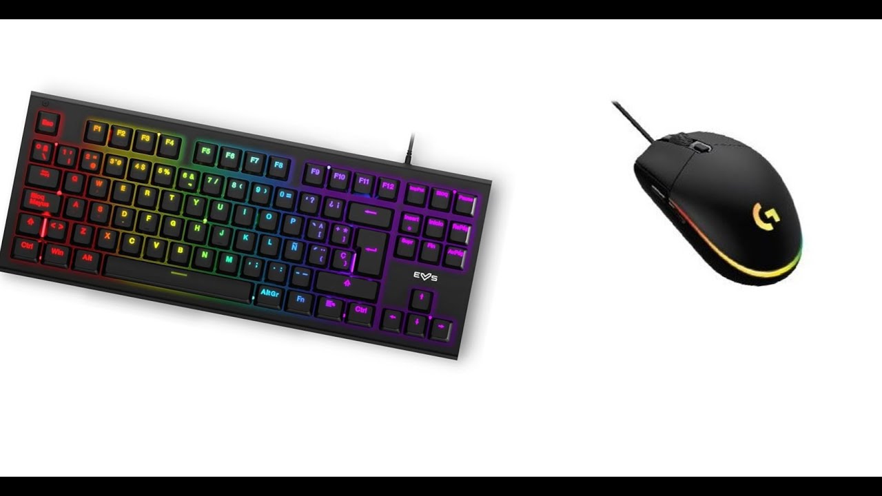 Gaming Keyboard ESG K6 Mechanik x Logitech G203 (Chill ASMR keyboard ...