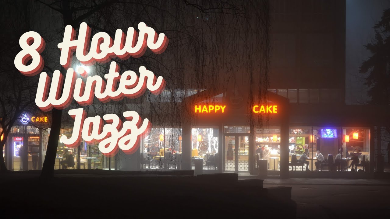 Relaxing Coffee Shop Vibe - 8 Hour Winter Jazz - YouTube
