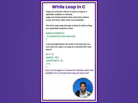 While Loop Explained in Telugu - YouTube