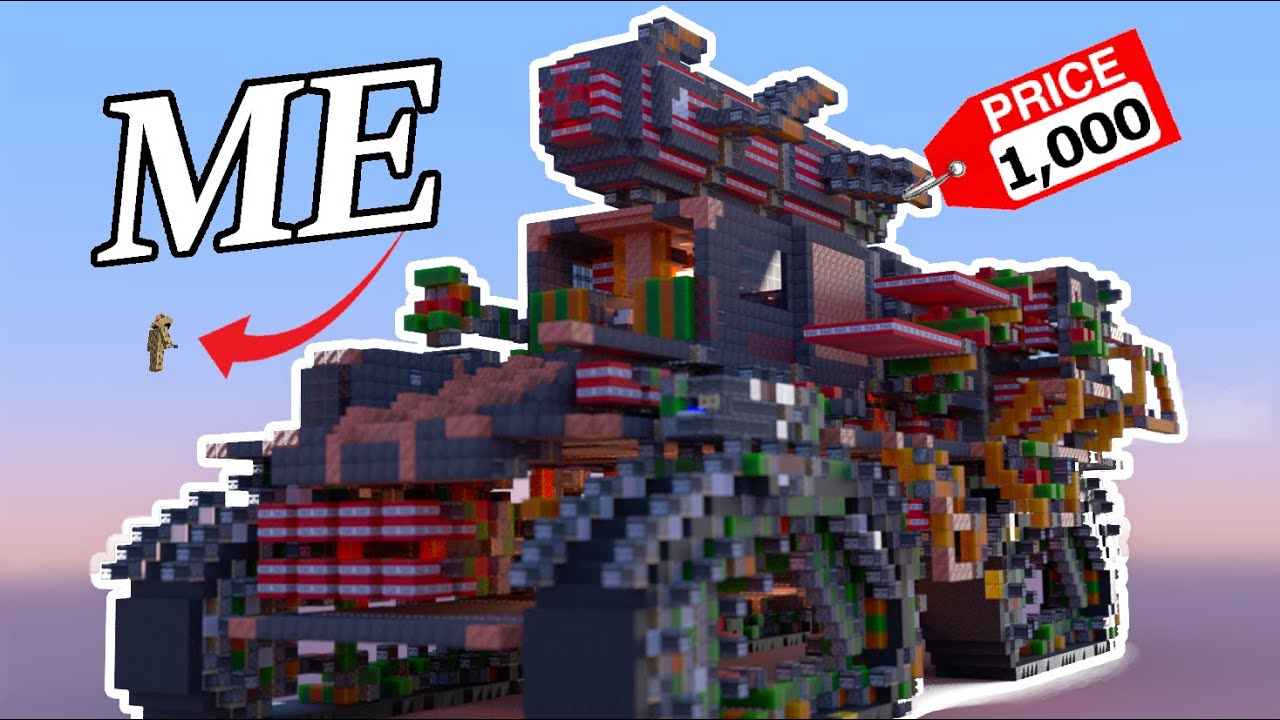 Minecraft's Most Expensive Tank!(+World Download) - YouTube