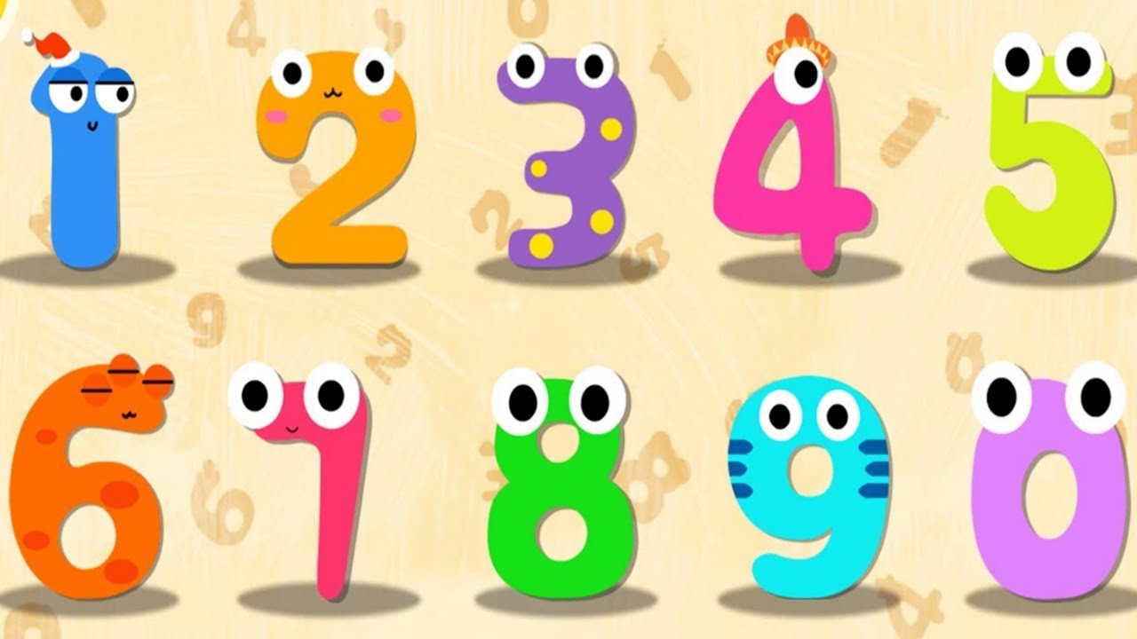 123 song - Numbers song - Nursery rhymes and kids song - educational ...