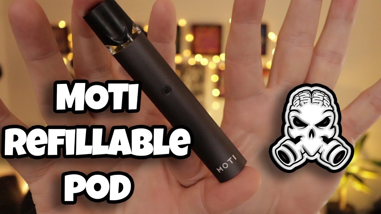 Perfect for ALL vapers | Moti Refillable Pod by MotiVape - YouTube
