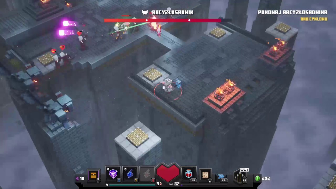 Minercraft Dungeons FINAL BOSS FIGHT TRICK - YouTube