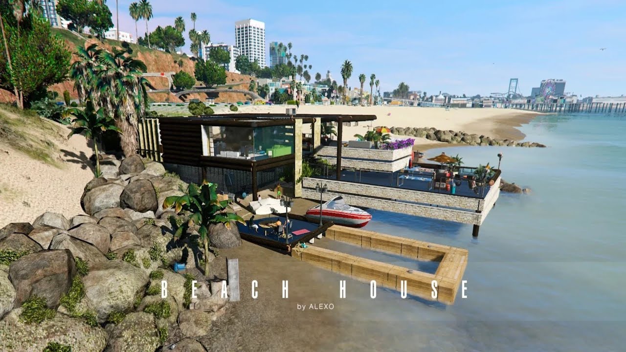 200kb GTA 5 Online beach house | gta sa android |2020 - YouTube