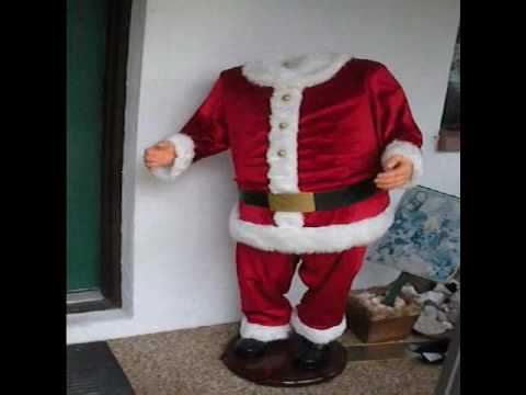 Headless Singing Santa - YouTube