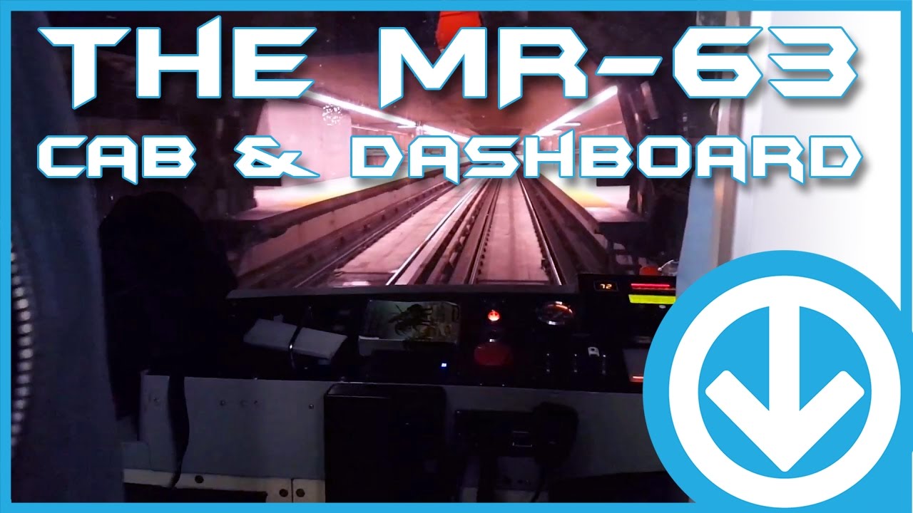 Cab Ride in the Montreal Metro - Mr-63 Dashboard & Tunnel View! - YouTube