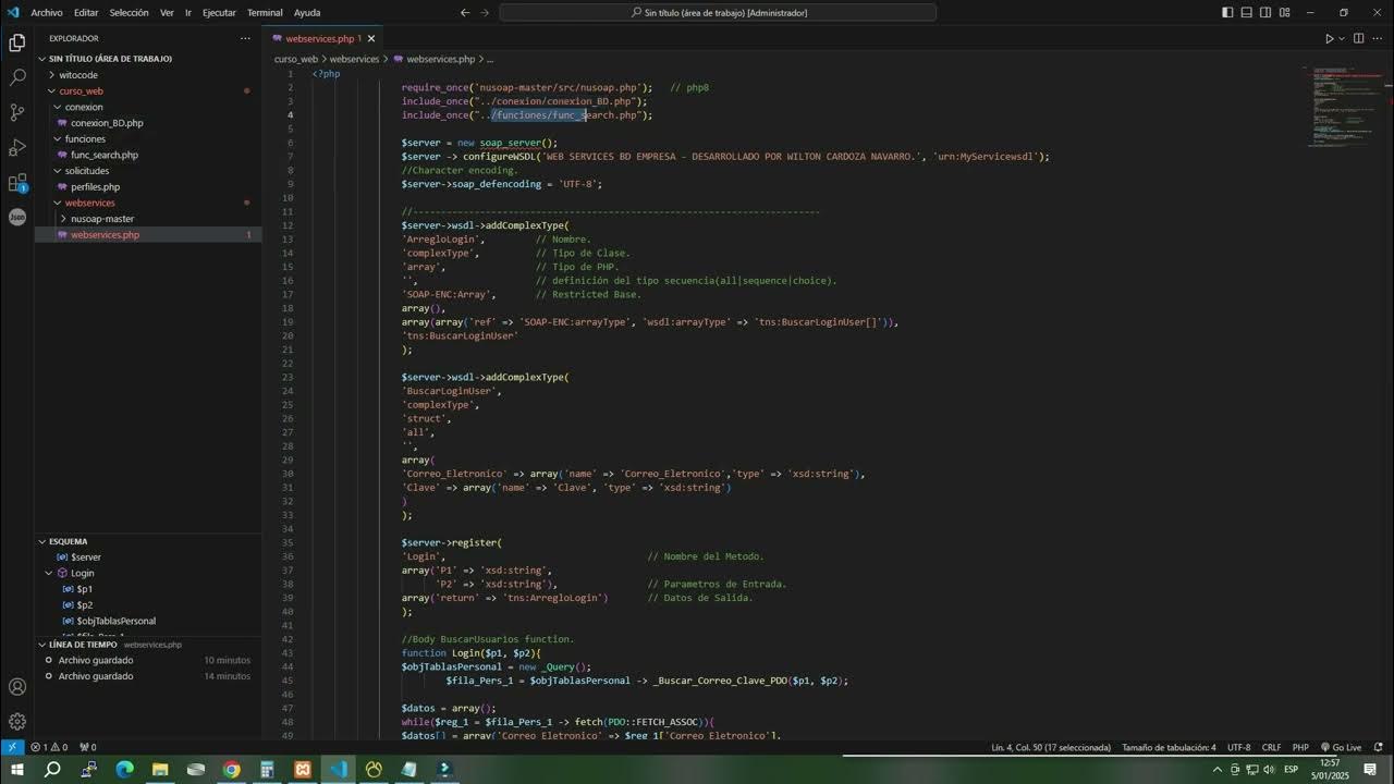 Crear WebServices con libreria Nuosoap + php y mysql (procedimientos ...