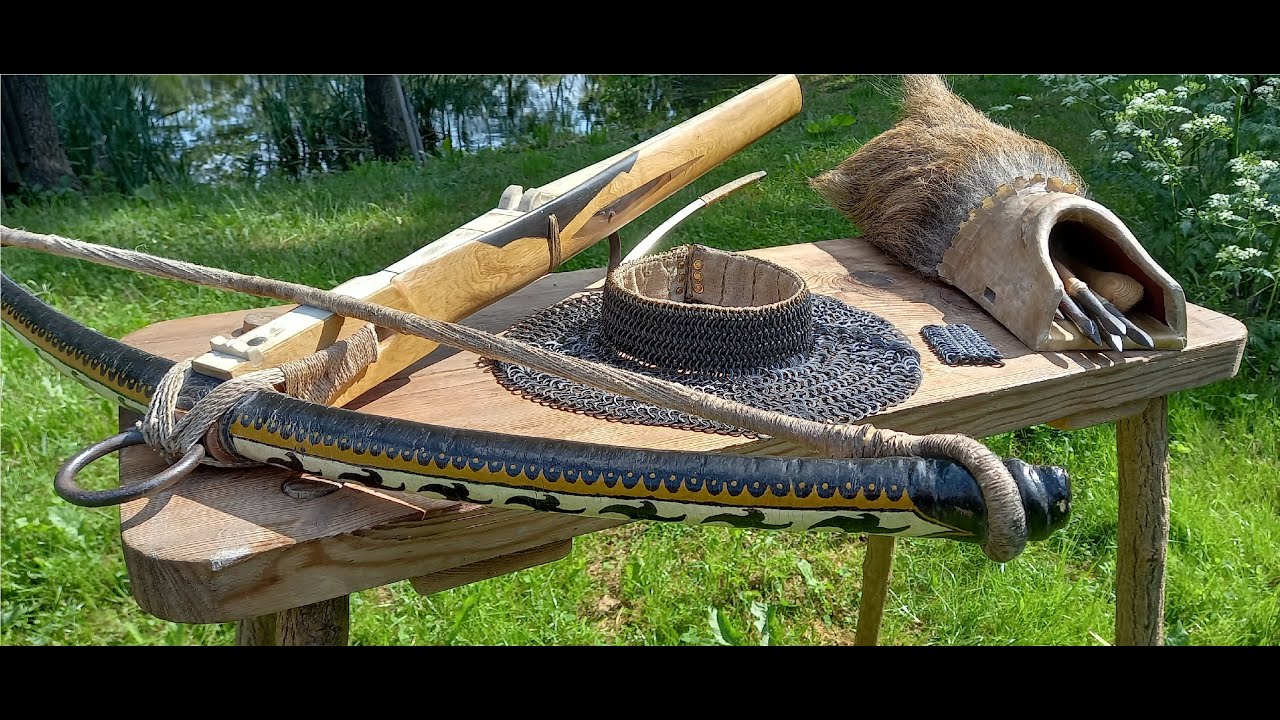 CRASH TEST!!! Crossbow 330 lbs vs thick riveted maille! KUSZA VS ...