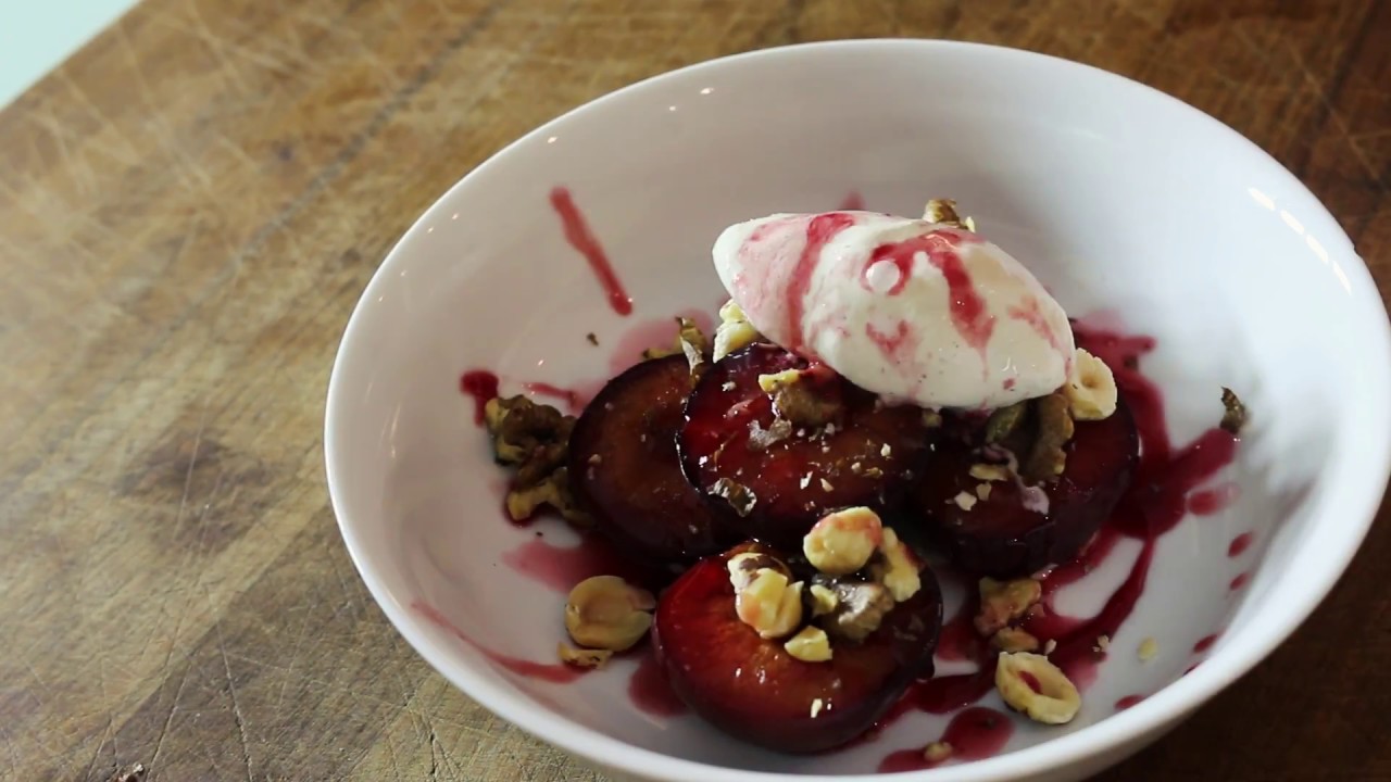 Baked Plums - YouTube