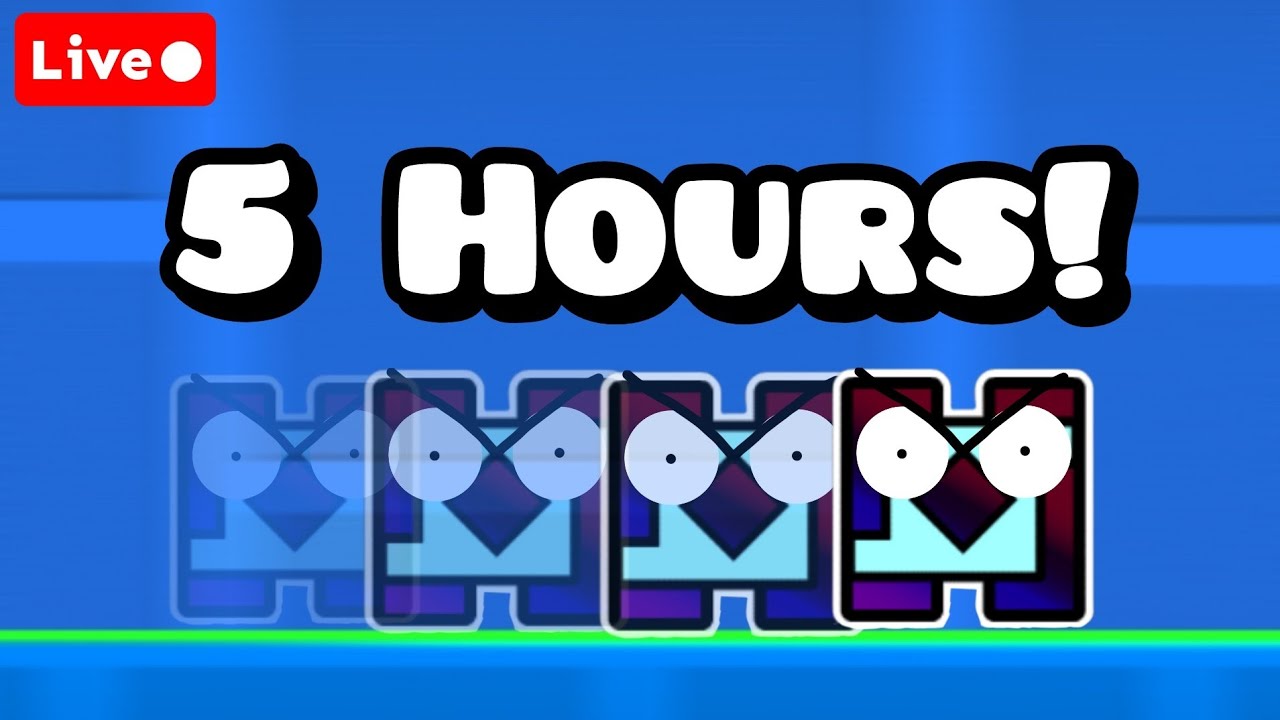 [Live 🔴] Rebeating All GD Official Levels in 5 Hours (2 Hours & 20 ...