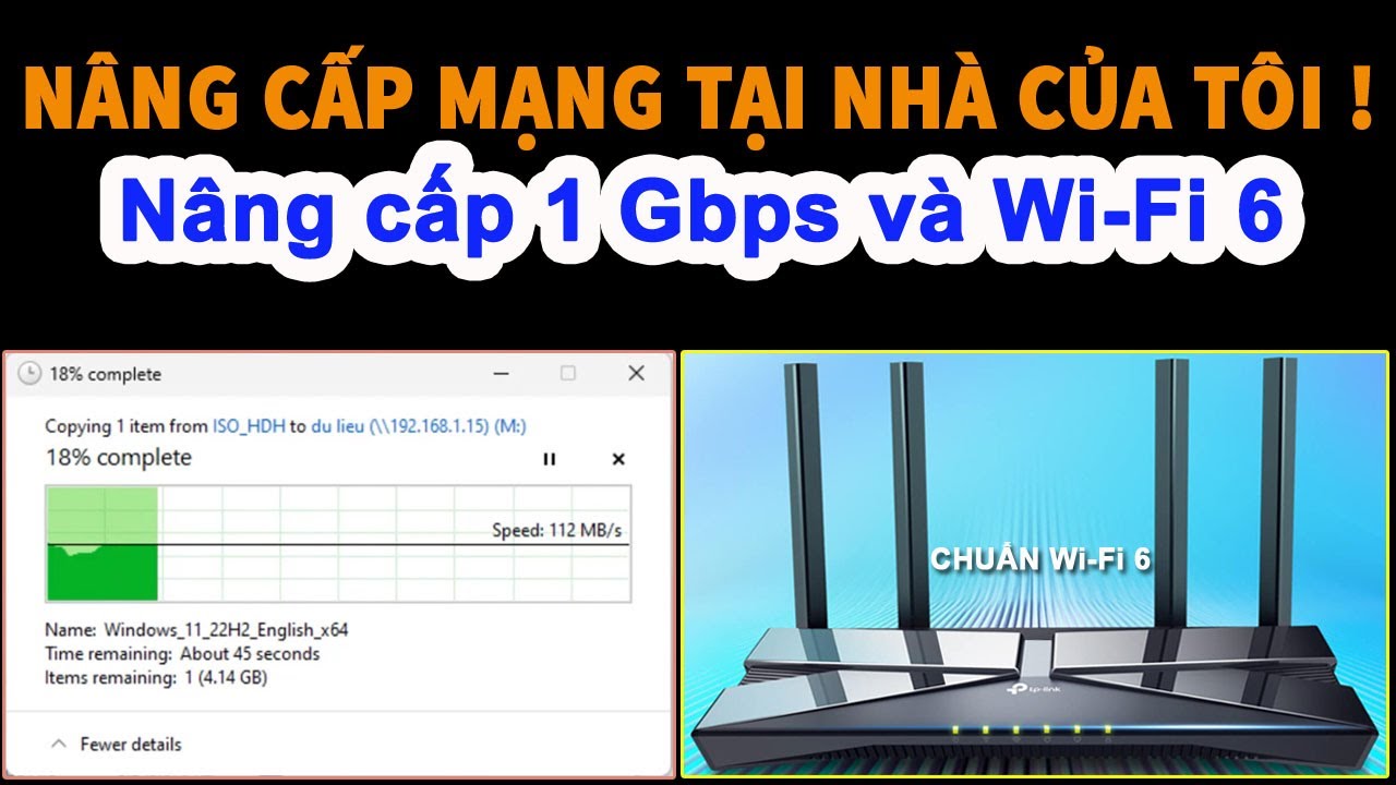 Nâng cấp mạng tại nhà của tôi ! (Nâng cấp lên 1 Gbps và Wi-Fi 6) - YouTube