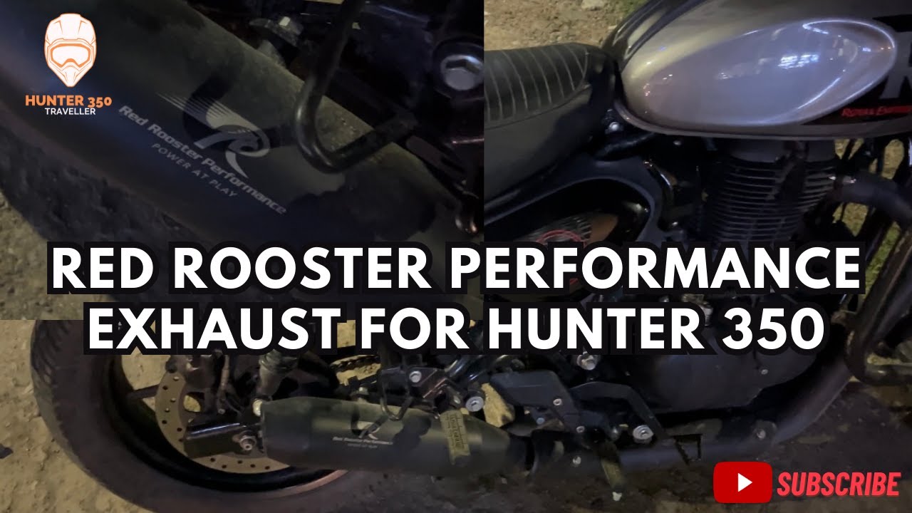 Hunter 350 Exhaust Change | Red Rooster performance Exhaust for Hunter ...