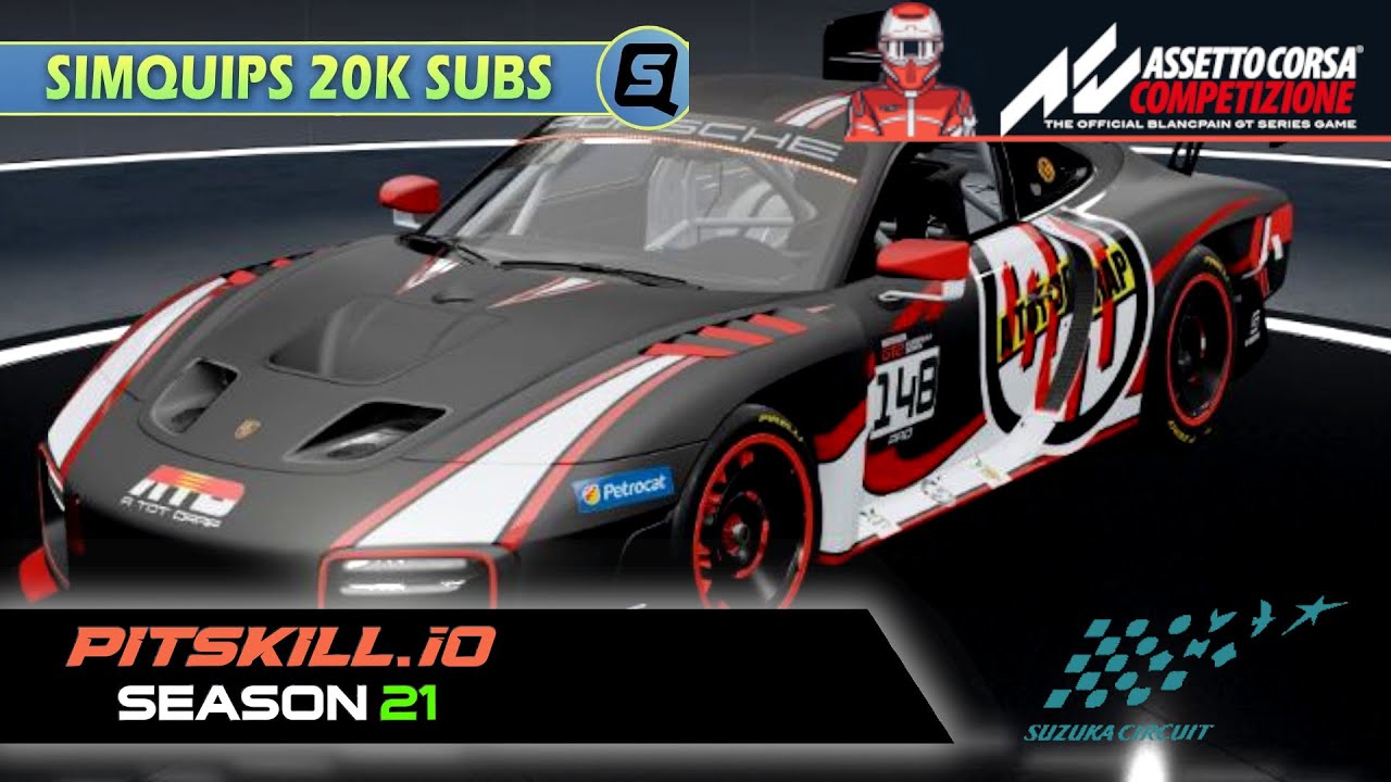 PitSkill.io | SimQuips 20k Race 3 | Porsche 935 GT2 - Suzuka - YouTube