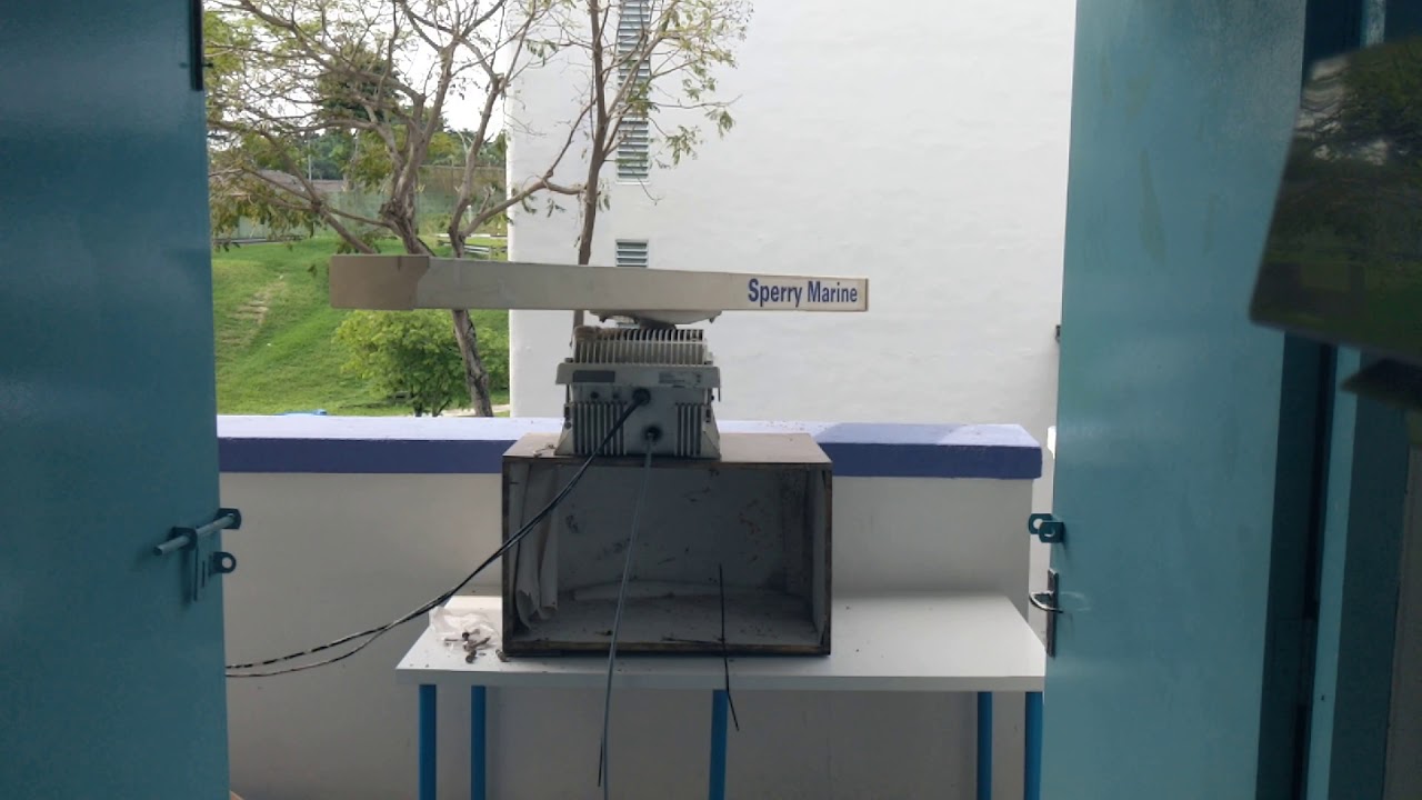Sperry Marine VMFT Upmast Radar Testing - YouTube