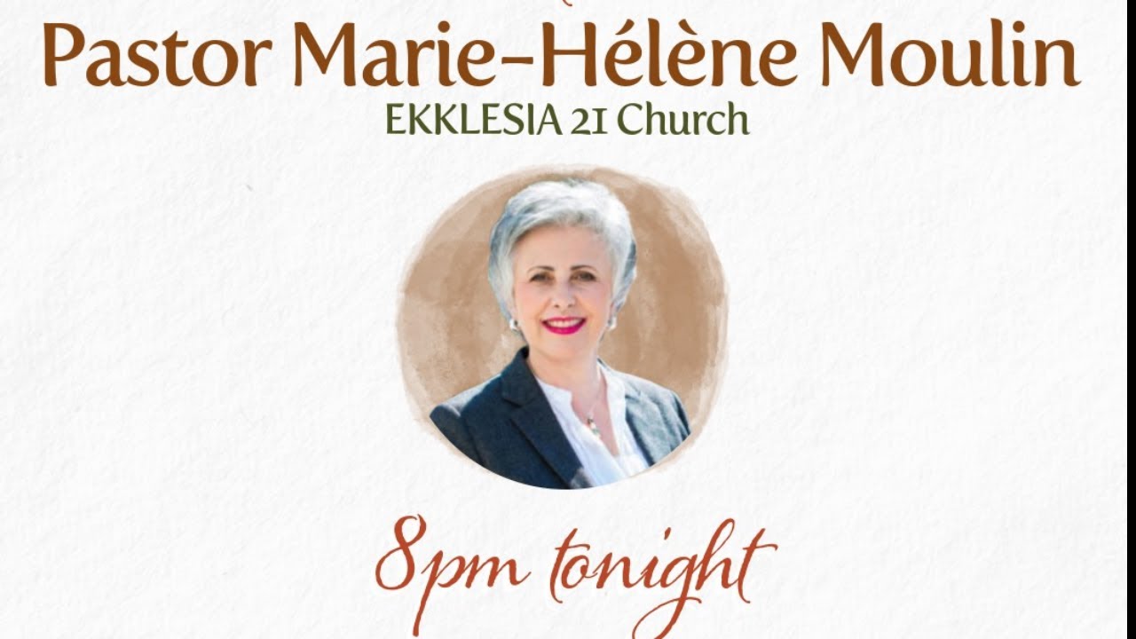 Wednesday Night Livestream with Pastor Marie-Hélène Moulin - YouTube