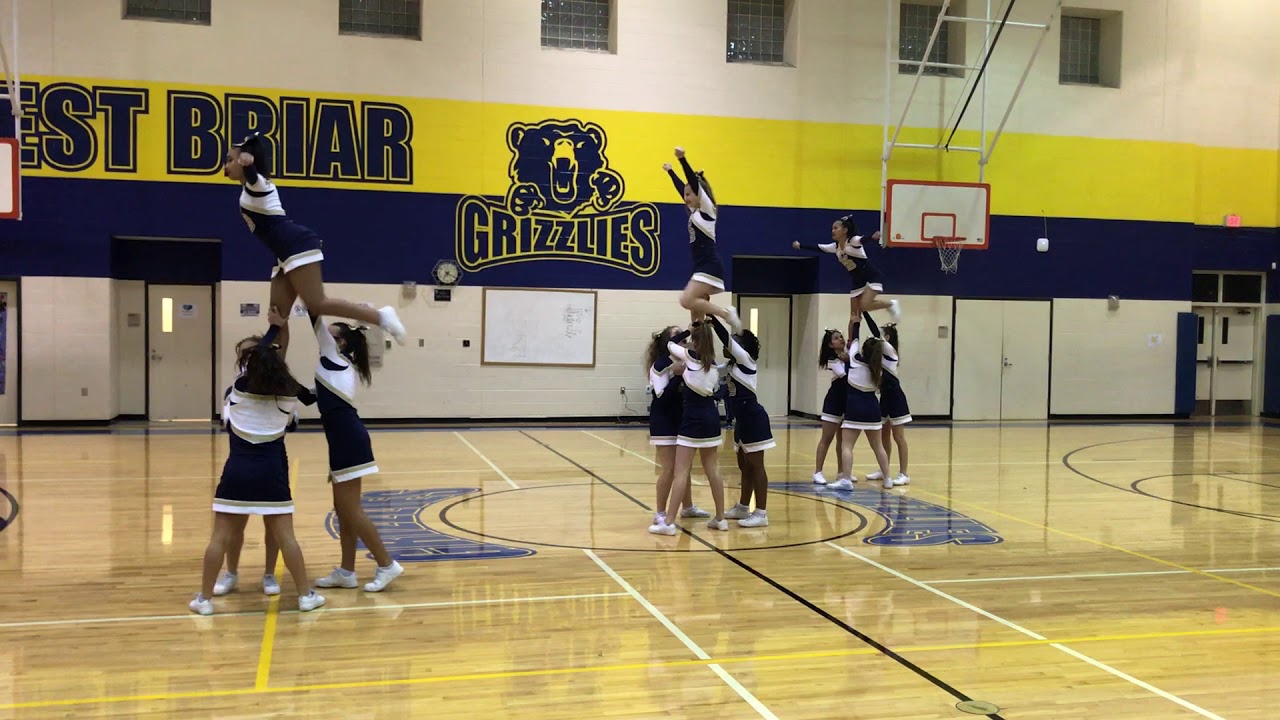West Briar Middle School Fall Dance (Cheer) Performance 2017-18 - YouTube