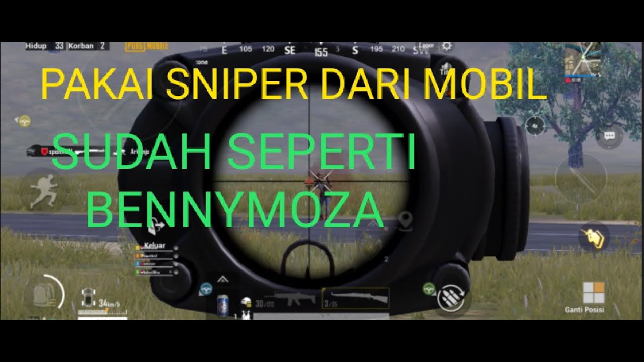 MOMEN TOOSOON SAMPAI CHICKEN PAKAI SNIPER ALA BENNY MOZA | PUBG MOBILE INDONESIA - YouTube