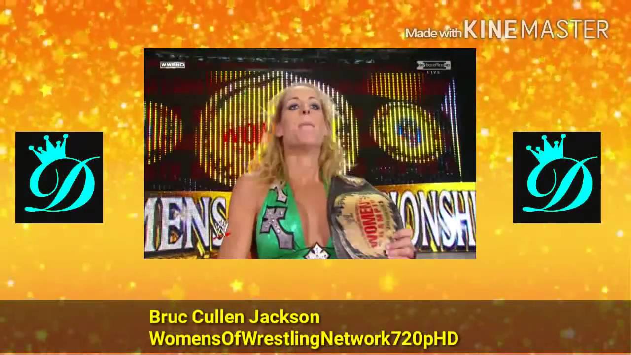 WWE Night Of Champions 2009 Michelle McCool vs Melina - YouTube