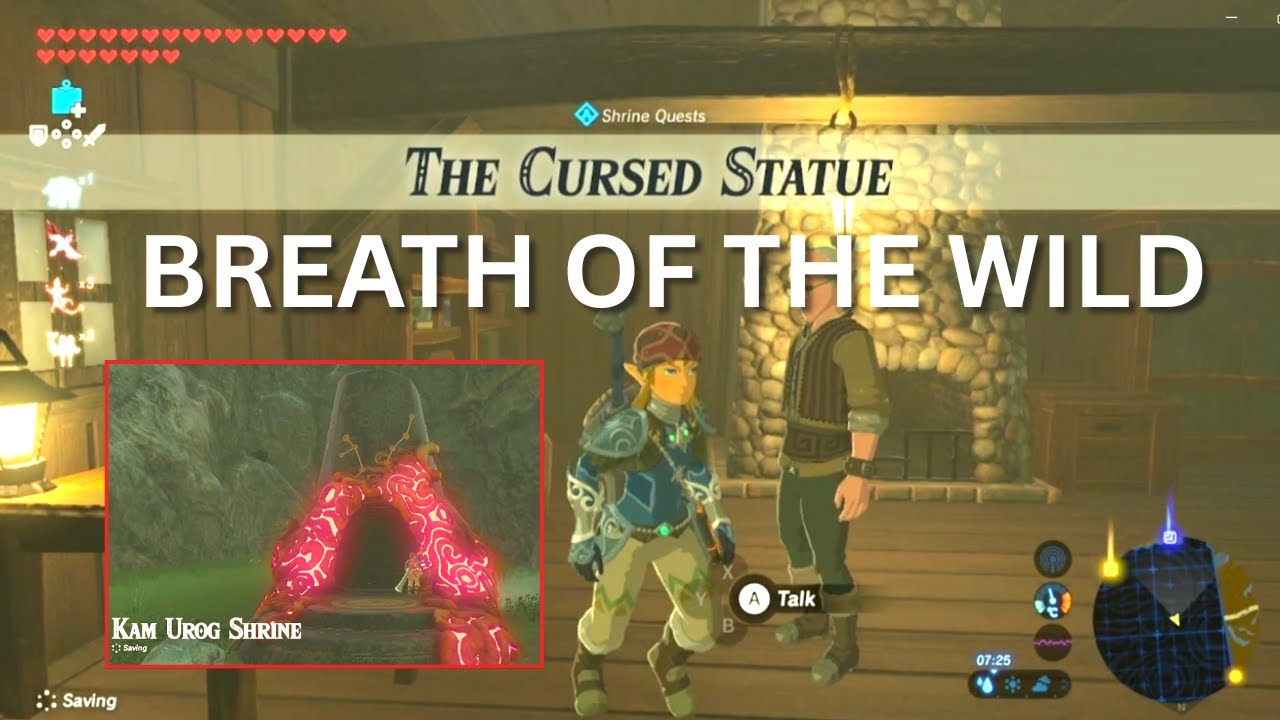 KAM UROG SHRINE - The Cursed Statue - The Legend Of Zelda - Breath Of ...