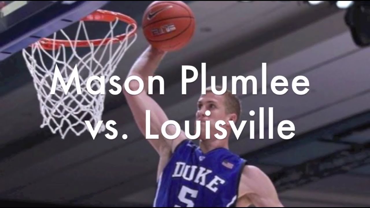 Mason Plumlee / Duke vs. Louisville (Full Plumlee Highlights) (3.31. ...