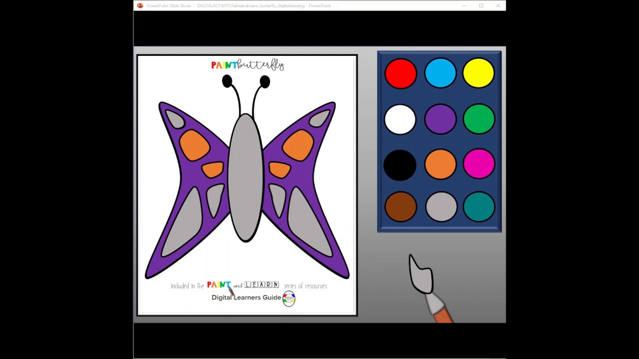 Digital Interactive Butterfly Spring Activity Google Classroom Distance ...