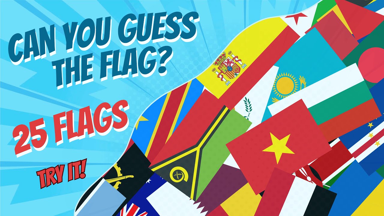 WORLD FLAG CHALLENGE 🌍 | 25 FLAGS TO TEST YOUR BRAIN 🧠 - YouTube