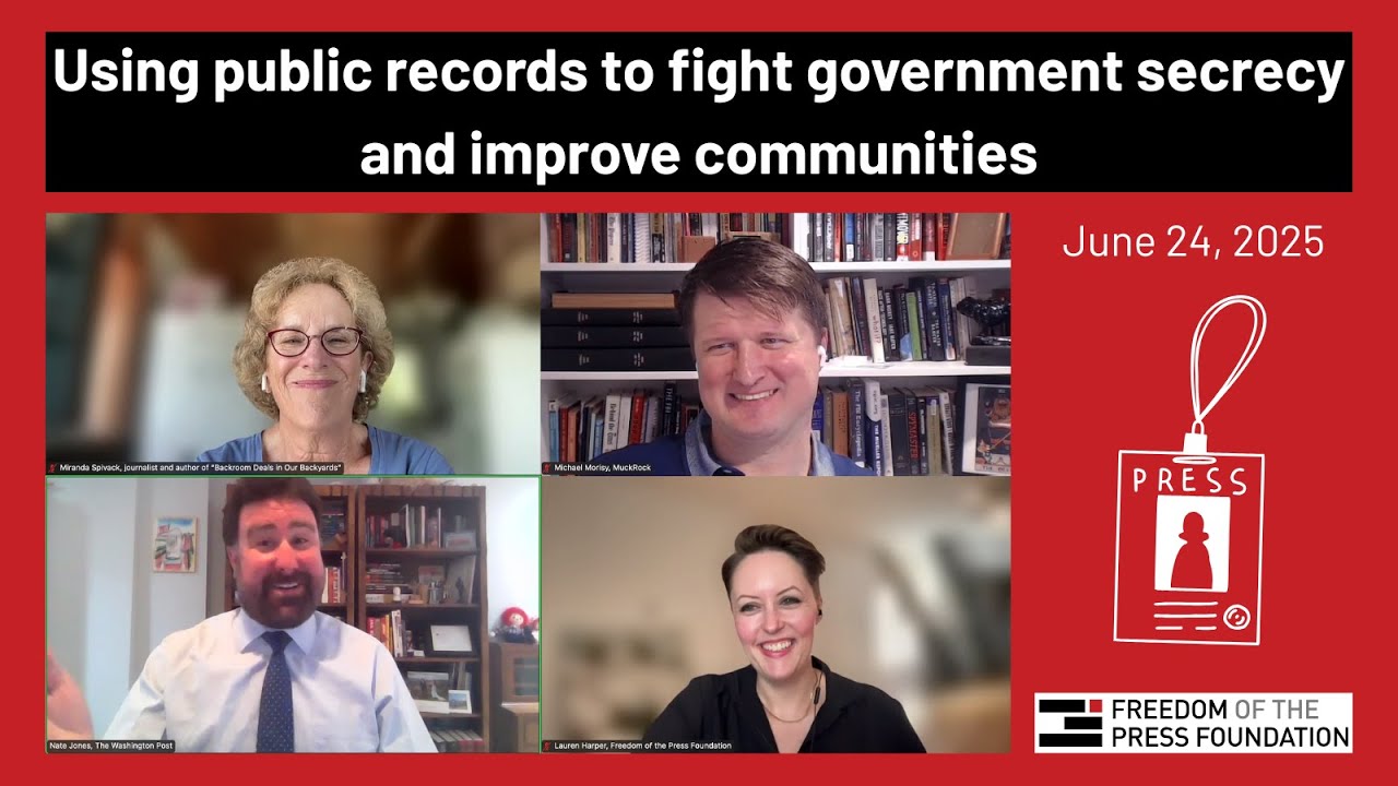 Using public records to fight government secrecy and improve ...
