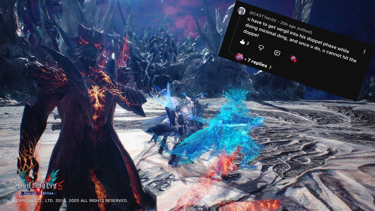 Can I beat vergil without harming Doppleganger, while also prolonging ...