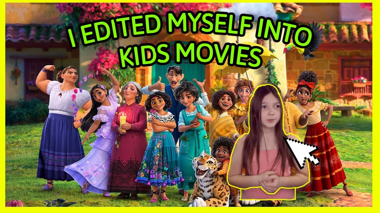 I edited myself into kids movies - YouTube