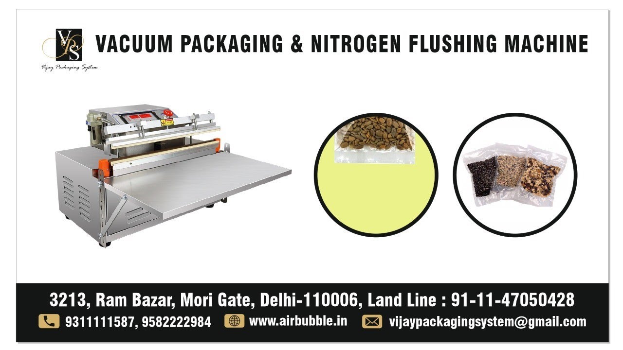 Vacuum Packaging and Nitrogen Flushing Sealing Machine for Food ...