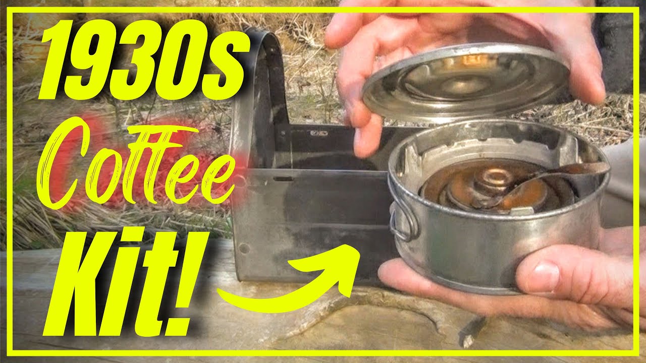 1930s Coffee Kit! ( 1887 Alcohol Stove! ) - YouTube