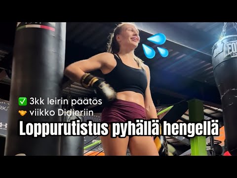 Leirin loppurutistus pyhällä hengellä! Viikon päästä Didier Boxing ...
