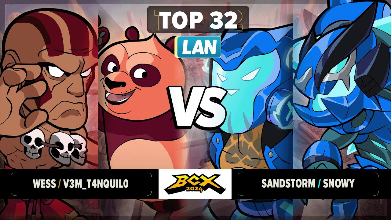 Sandstorm & Snowy vs Wess & V3M_T4NQUIL0 - Top 32 - Brawlhalla World ...