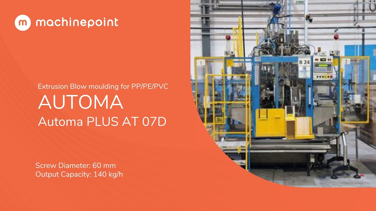 AUTOMA Automa PLUS AT 07D Extrusion Blow Moulding machines up to 2 L ...