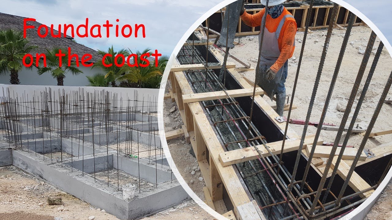 Pouring/Casting Foundation Timelapse (Coast Side Construction) - YouTube