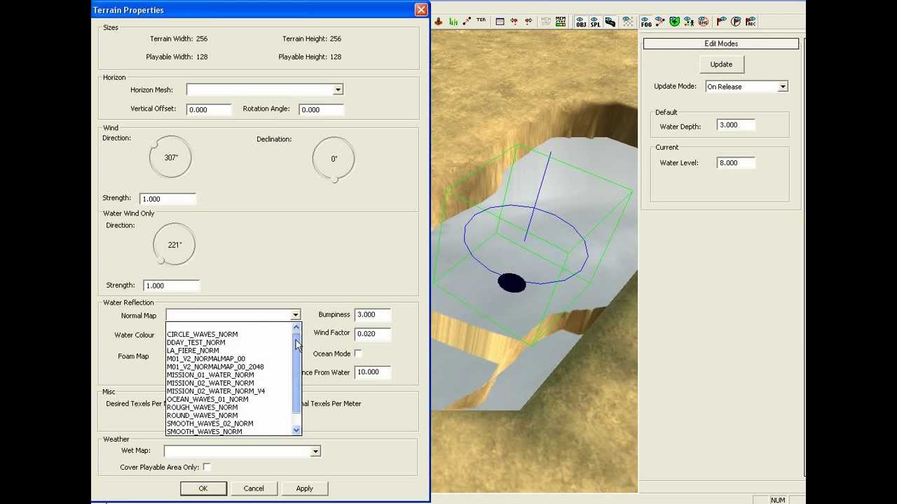 COH Worldbuilder Water Editor Basics - YouTube