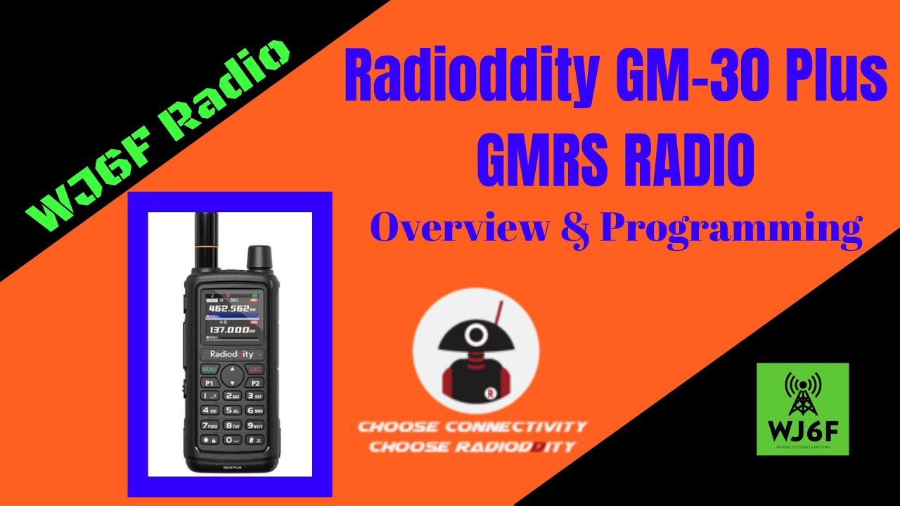Radioddity GM-30 PLUS GMRS Radio - YouTube
