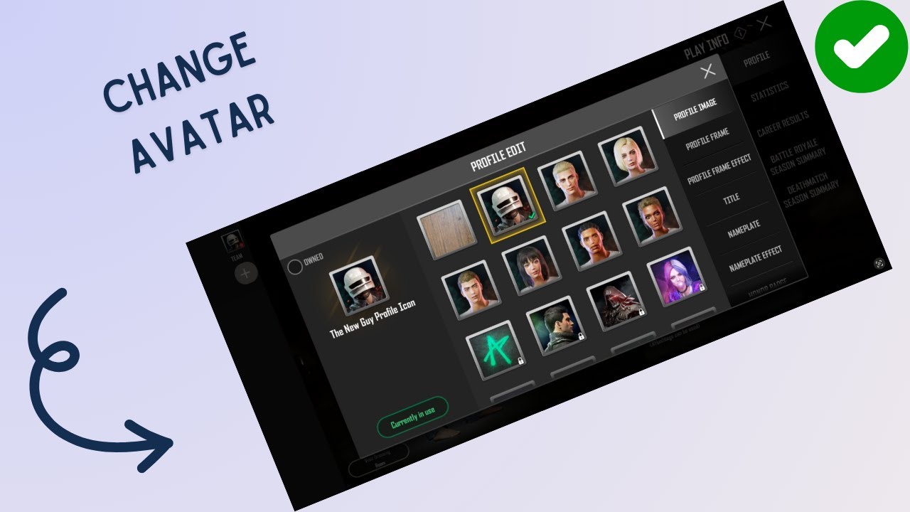 How to Change Avatar in NEW STATE - YouTube