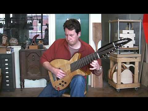 Specimen Custom Guitars - Custom Electric Lute - YouTube