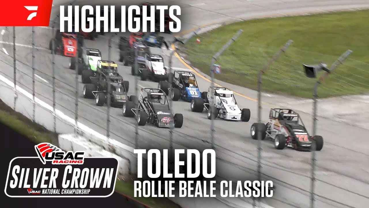 𝑯𝑰𝑮𝑯𝑳𝑰𝑮𝑯𝑻𝑺: USAC Silver Crown | Toledo Speedway | Rollie Beale Classic ...