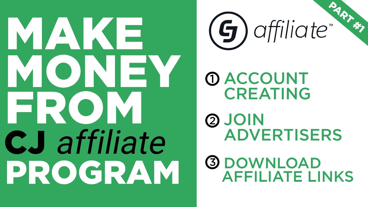 Make Money From CJ Affiliate Programs || Commission Junction Affiliate ...