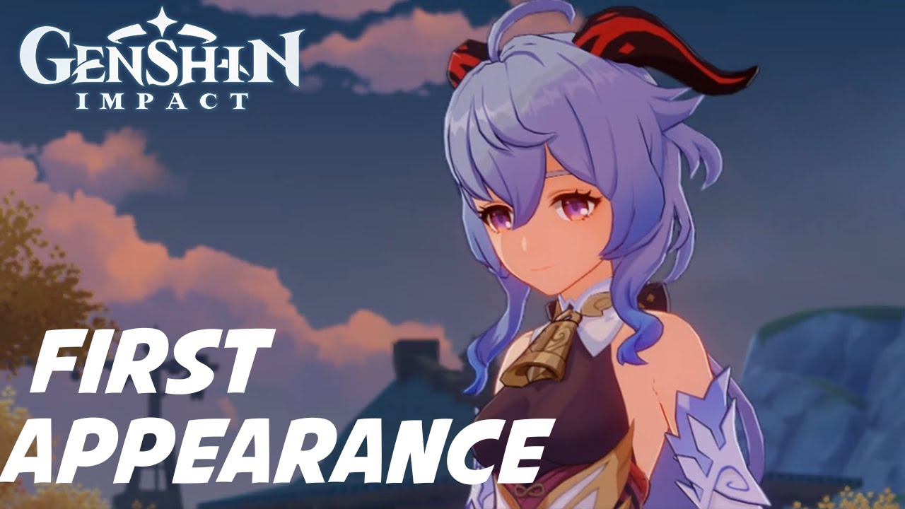 Ganyu First Appearance in Genshin Impact Full Cutscene | Genshin Impact ...
