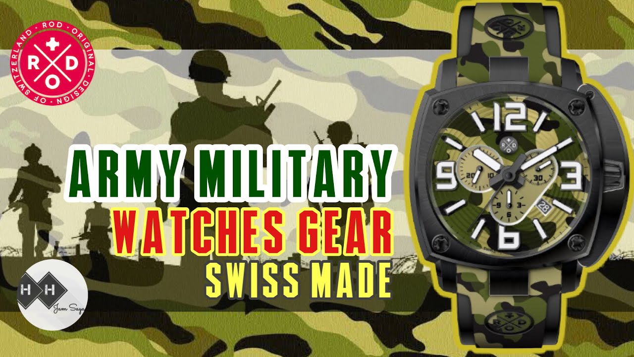 Best Military Watches by ROD Watches Design of Original Swiss - YouTube