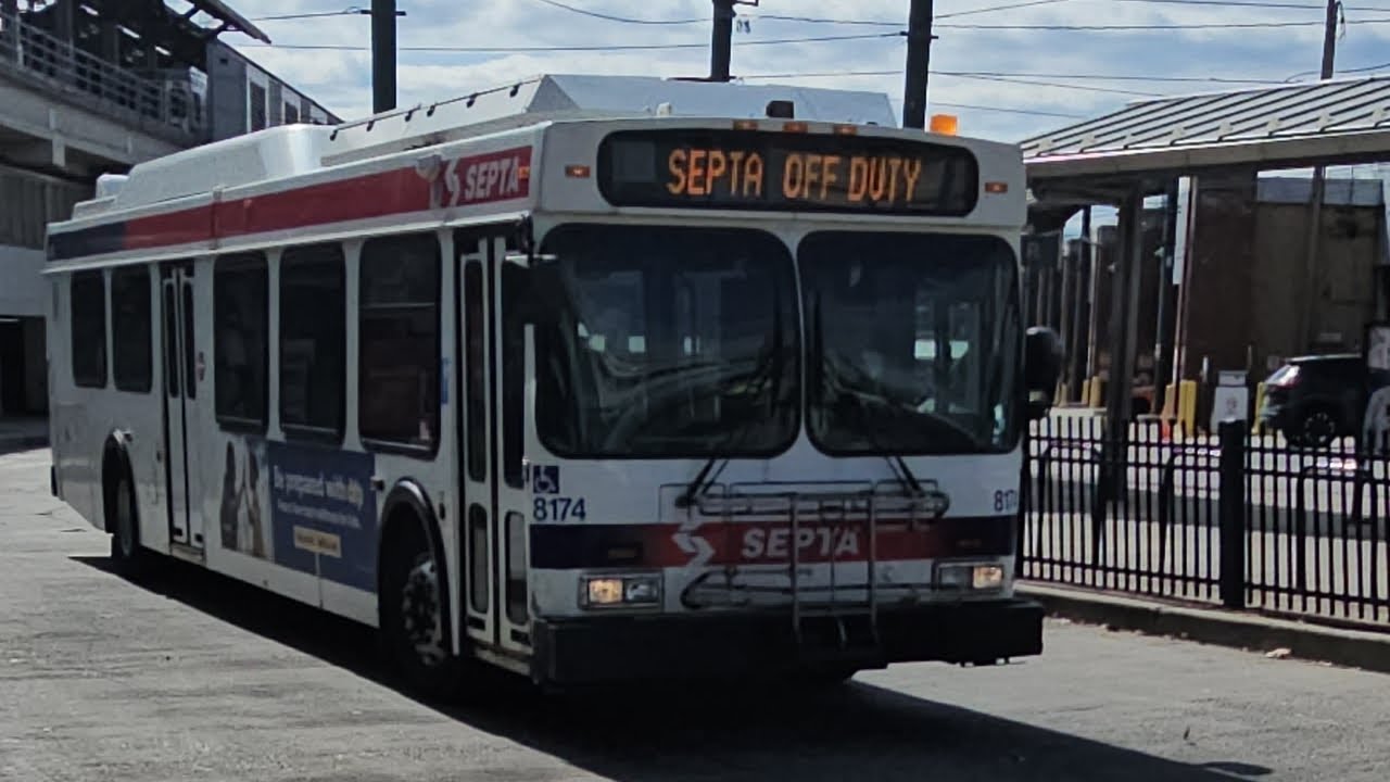 Farewell ride Septa DE40LF 8174 on Rt 14 to Frankford TC - YouTube