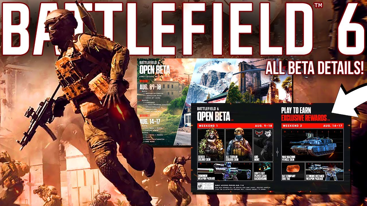 Battlefield 6 Beta Maps, Modes And Rewards All You Need To Know - YouTube