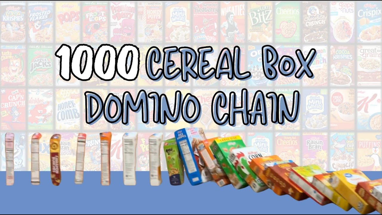 1,200 Boxes of Cereal, One Epic Domino Chain: Alden Kids Give Back ...