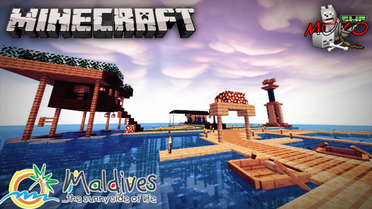 MALDIVES IN MINCRAFT | MUKO SMP | AKKYMINATI |I MADE MALDIVES IN ...