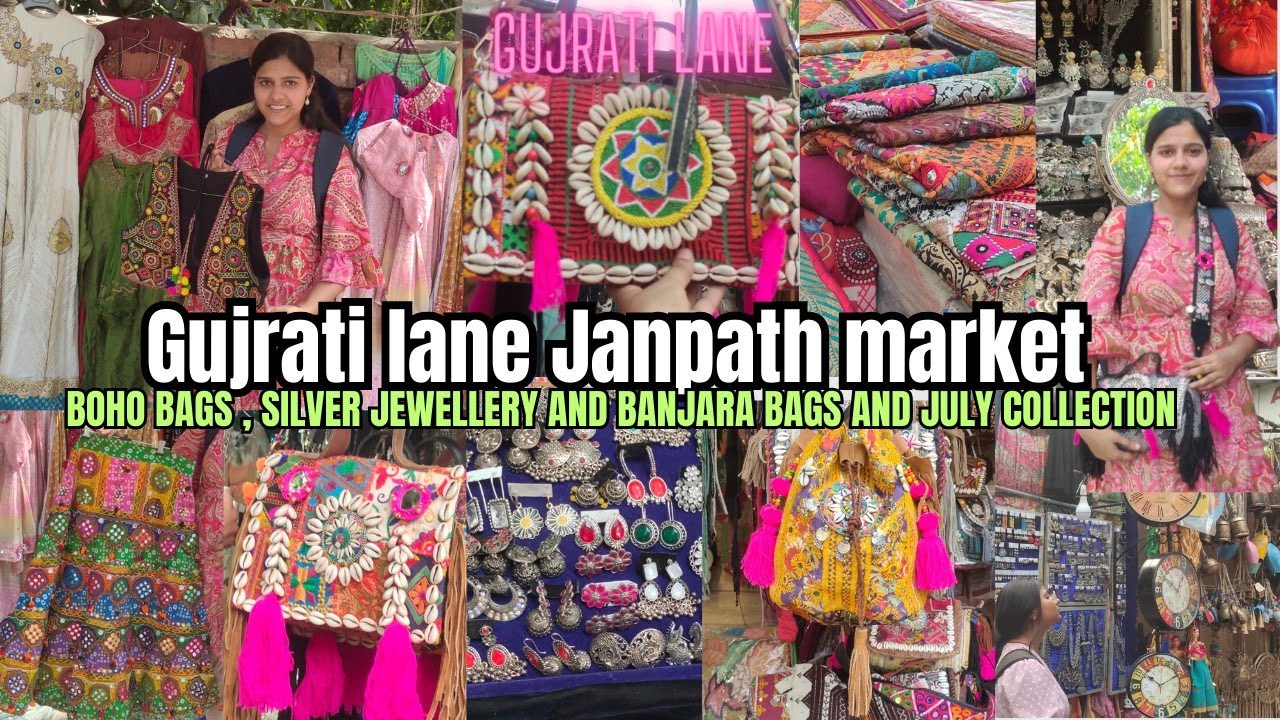 Gujrati lane Janpth Market || best Gujrati special collection ...